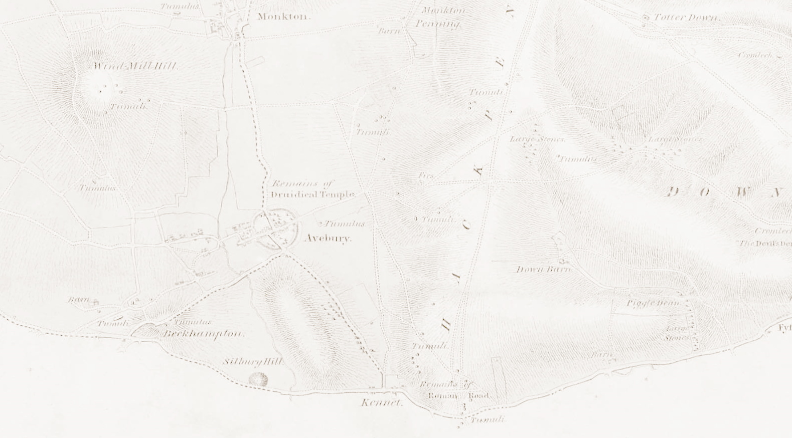 A Collection of Maps and Plans of Avebury from the 1600s onwards