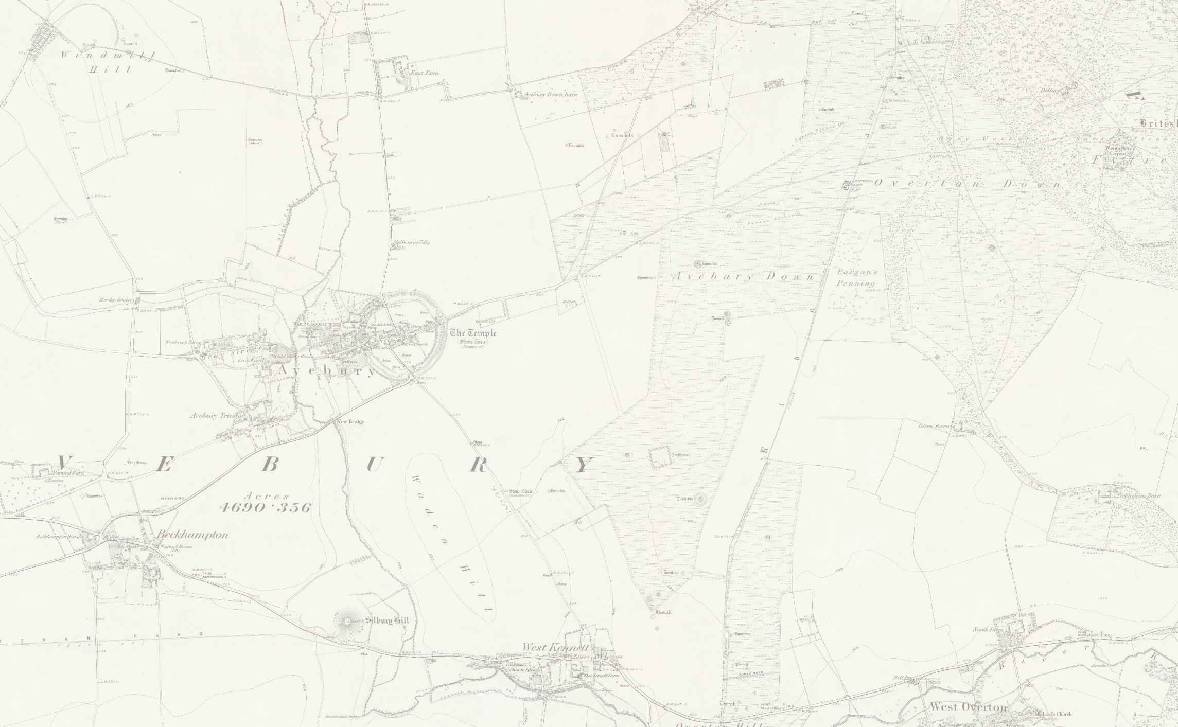 A Collection of Maps and Plans of Avebury from the 1600s onwards